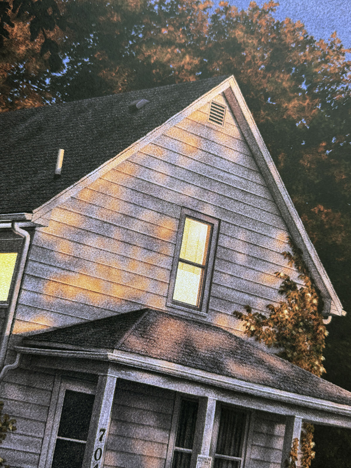 American Football LP1 25th Anniversary Tour Poster – Nicholas Moegly