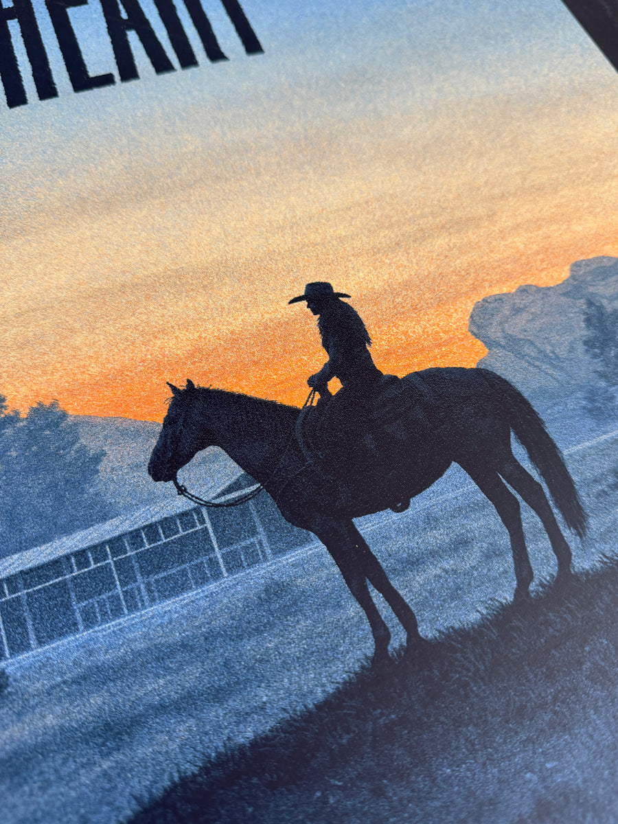 The Head and the Heart Red Rocks Poster August 13th, 2024 – Nicholas Moegly